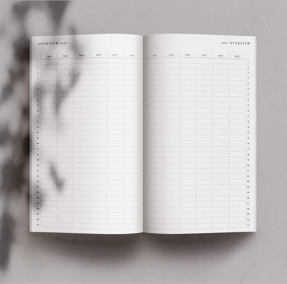 A5 - The Yearly Notebook 2.0 - UNDATED – Papertess Designs