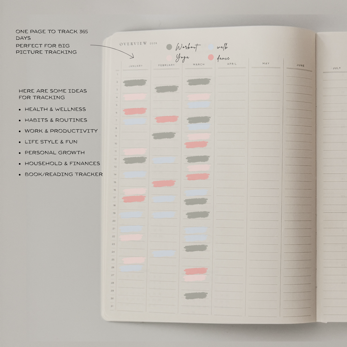 B5 - a Manager's Notebook - 2026 edition – Papertess Designs