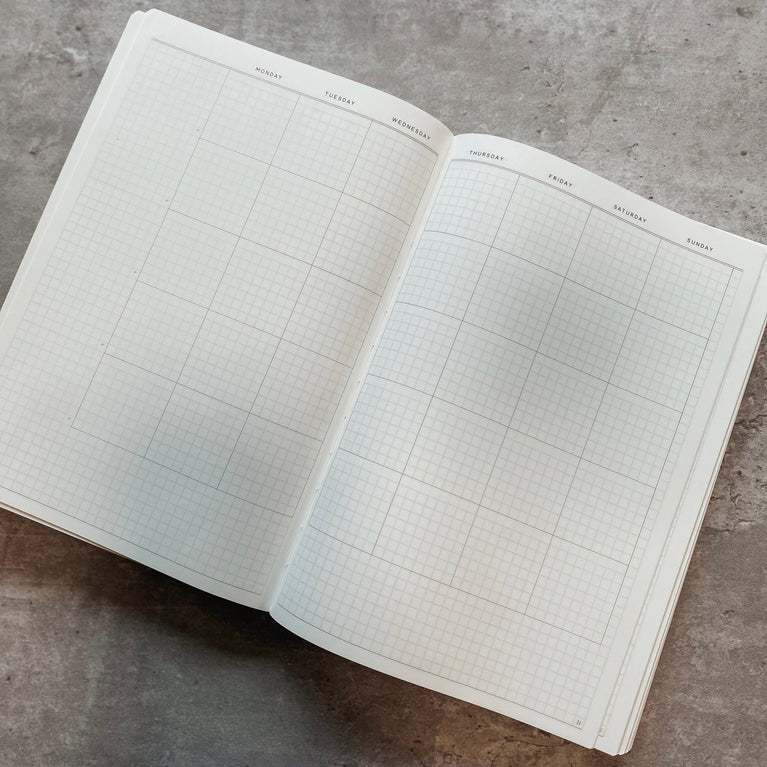 A5 - The Yearly Notebook 2.0 - UNDATED – Papertess Designs