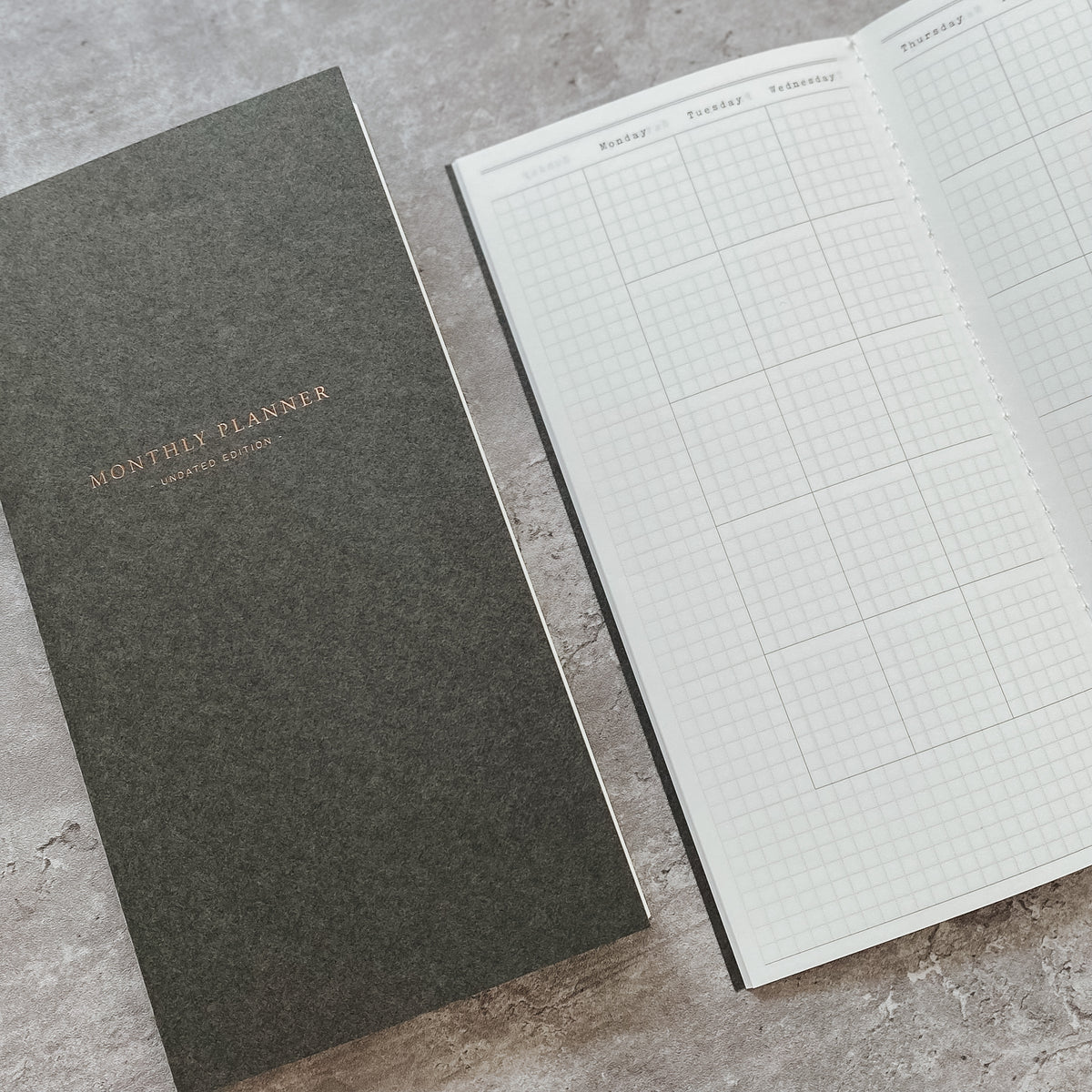 Standard TN - Monthly Booklet - UNDATED | Papertess Designs