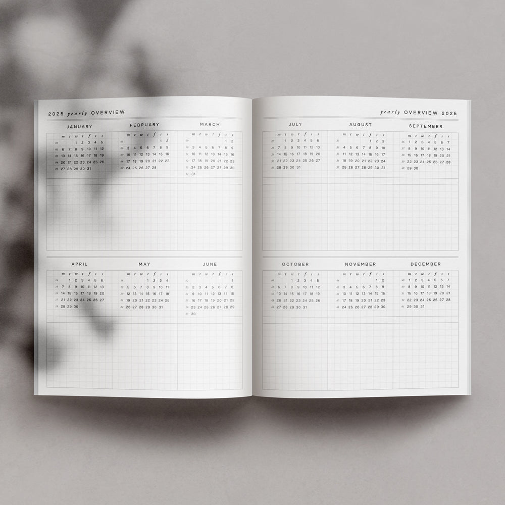 A5 - The Yearly Notebook 2.0 - UNDATED – Papertess Designs